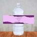 Editable Shades of Purple Water Bottle Label Template, Purple and ...
