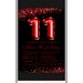 Editable 11th Birthday Invitation, Red and Black Invitation, Red 11 ...