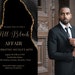 Editable All Black Party Invitation With Picture, All Black Affair ...