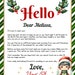 Editable Elf Hello and Goodbye Letters Christmas Activity Digital ...