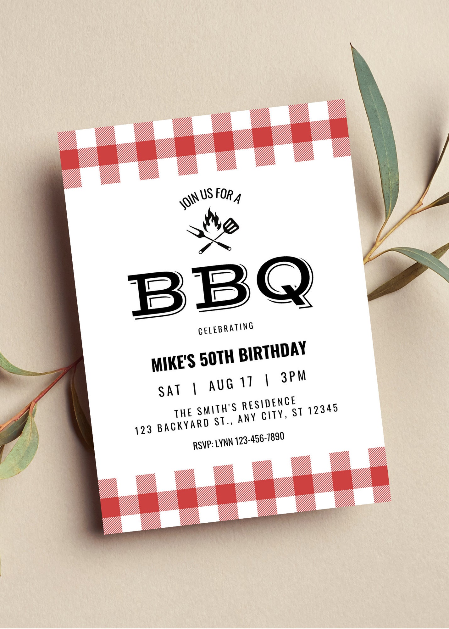 Editable BBQ Birthday Invitation, Cookout, Barbeque, Backyard Party ...