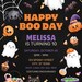 Editable Halloween Birthday Invitation Happy Boo Day Halloween Party ...