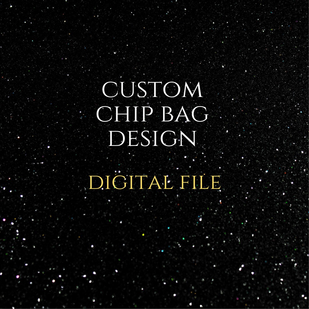 Custom Chip Bag Label, Digital Download, Printable - Etsy