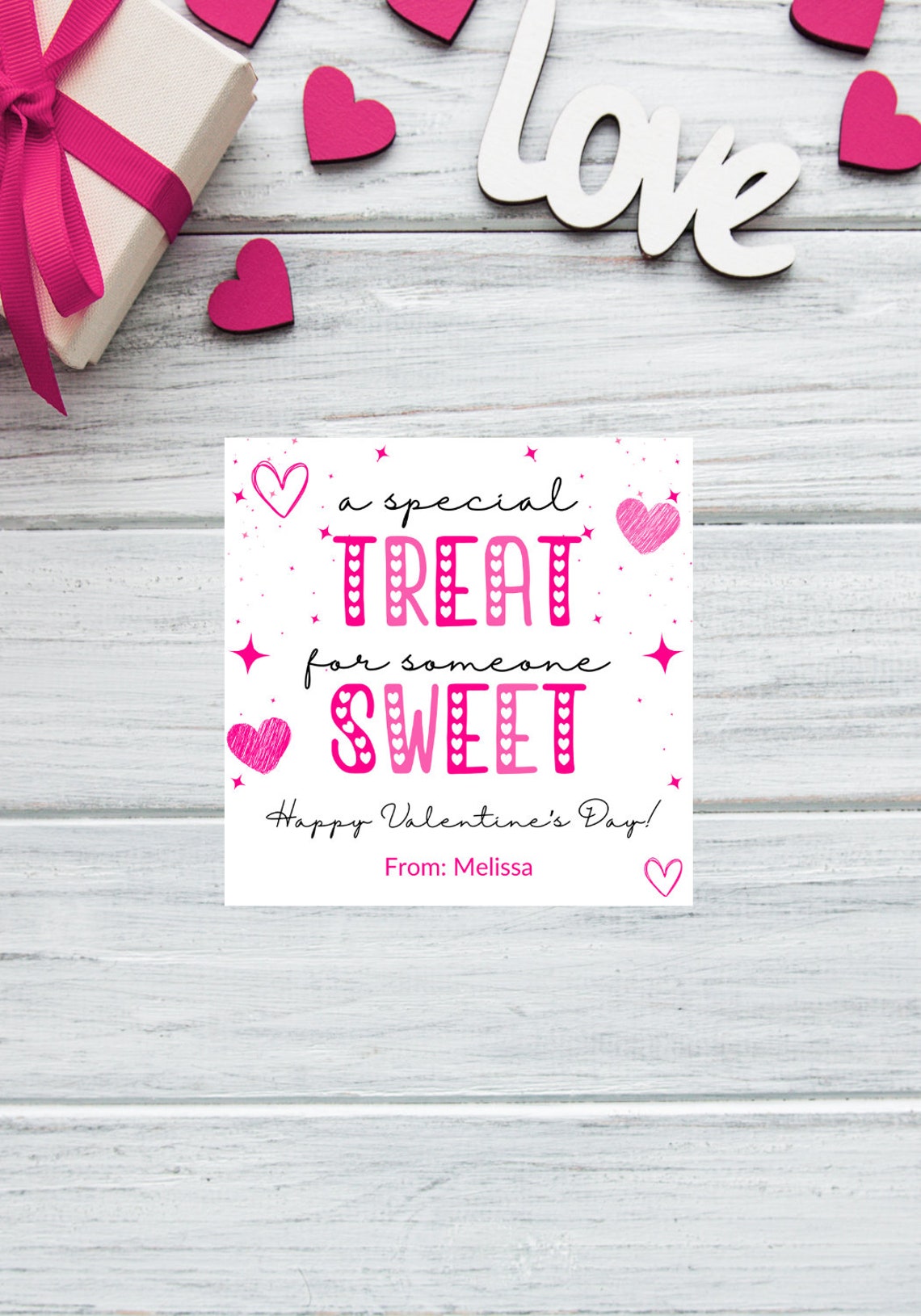 Printable A Special Treat for Someone Sweet, Valentine Treat Tag ...