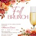 Editable Fall Brunch Invitation, Bridal Shower, Birthday Brunch, Autumn ...