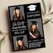 Editable Graduation Invitation 2024 With Photo, Blue Graduation ...