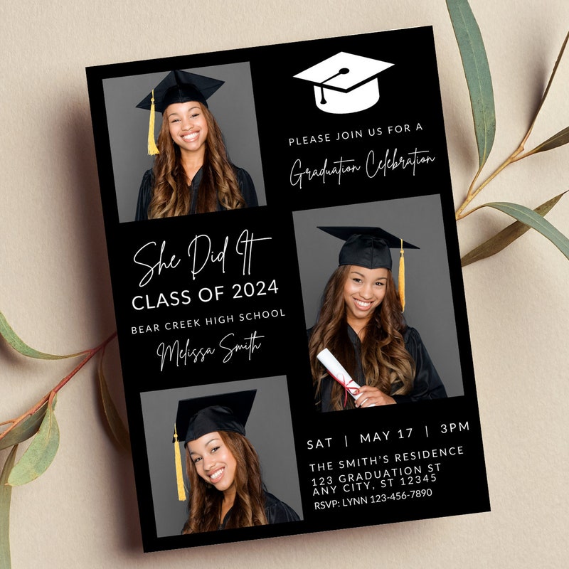 Graduation Invitation - Etsy