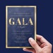Editable Gala Invitation, Gala Party, Corporate Invite, Fundraiser ...