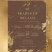 Editable Shades of Melanin Invitation, Brown and Gold Marble, Birthday ...