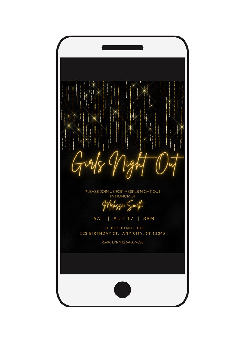Editable Girls Night Out Invitation Ladies Night Girls Night - Etsy