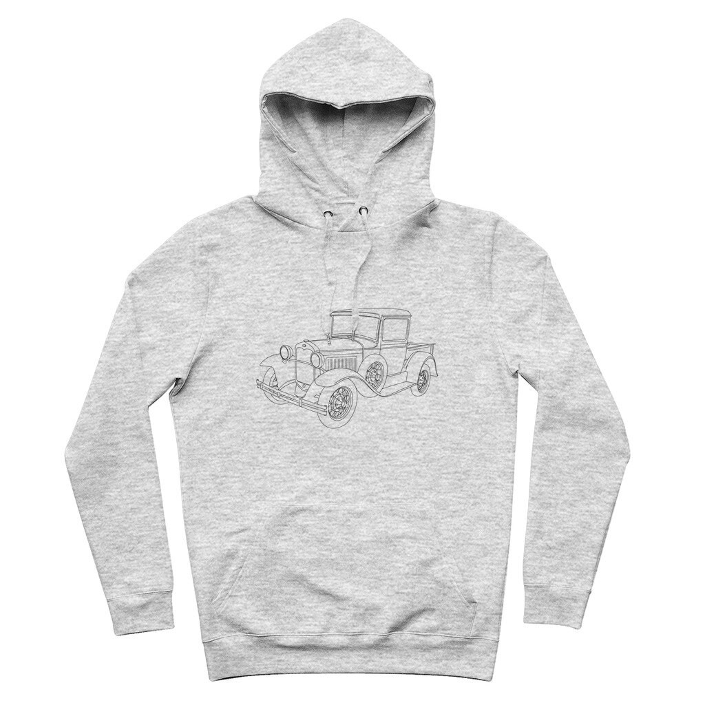 Classic Ford Model A Pickup 100% Organic Cotton Hoodie - Etsy