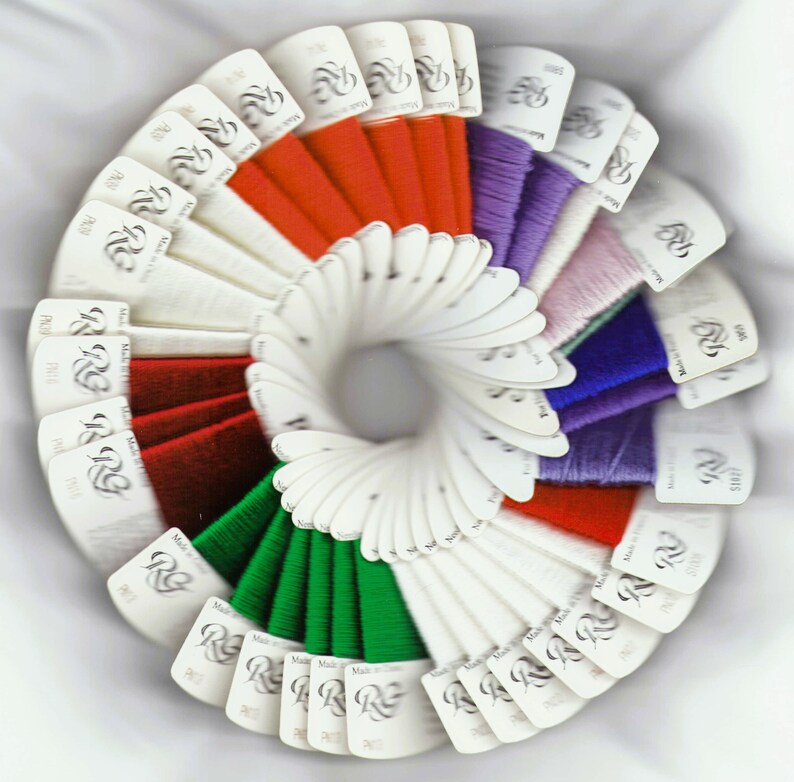 Silk Thread Splendor Rainbow Gallery Thread Floss Needlepoint Cross ...