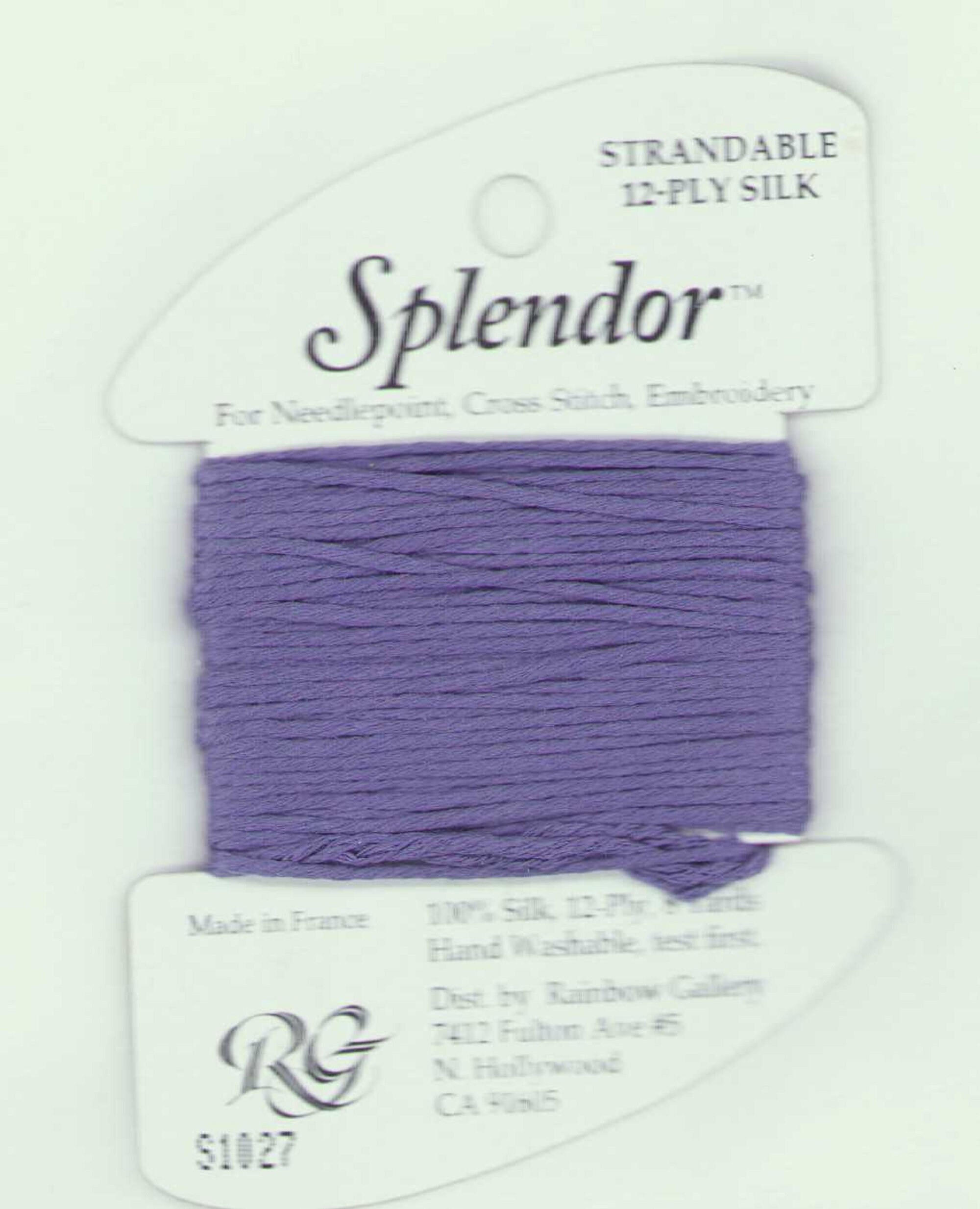 Silk Thread Splendor Rainbow Gallery Thread Floss Needlepoint Cross ...