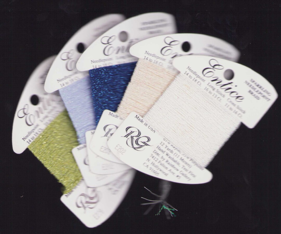 Sparkling Thread Braid Rainbow Gallery Floss Needlepoint Cross Stitch ...