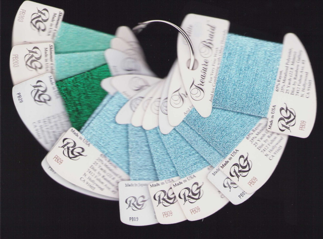 Treasure Braid Petite Rainbow Gallery Thread Floss Needlepoint Cross ...