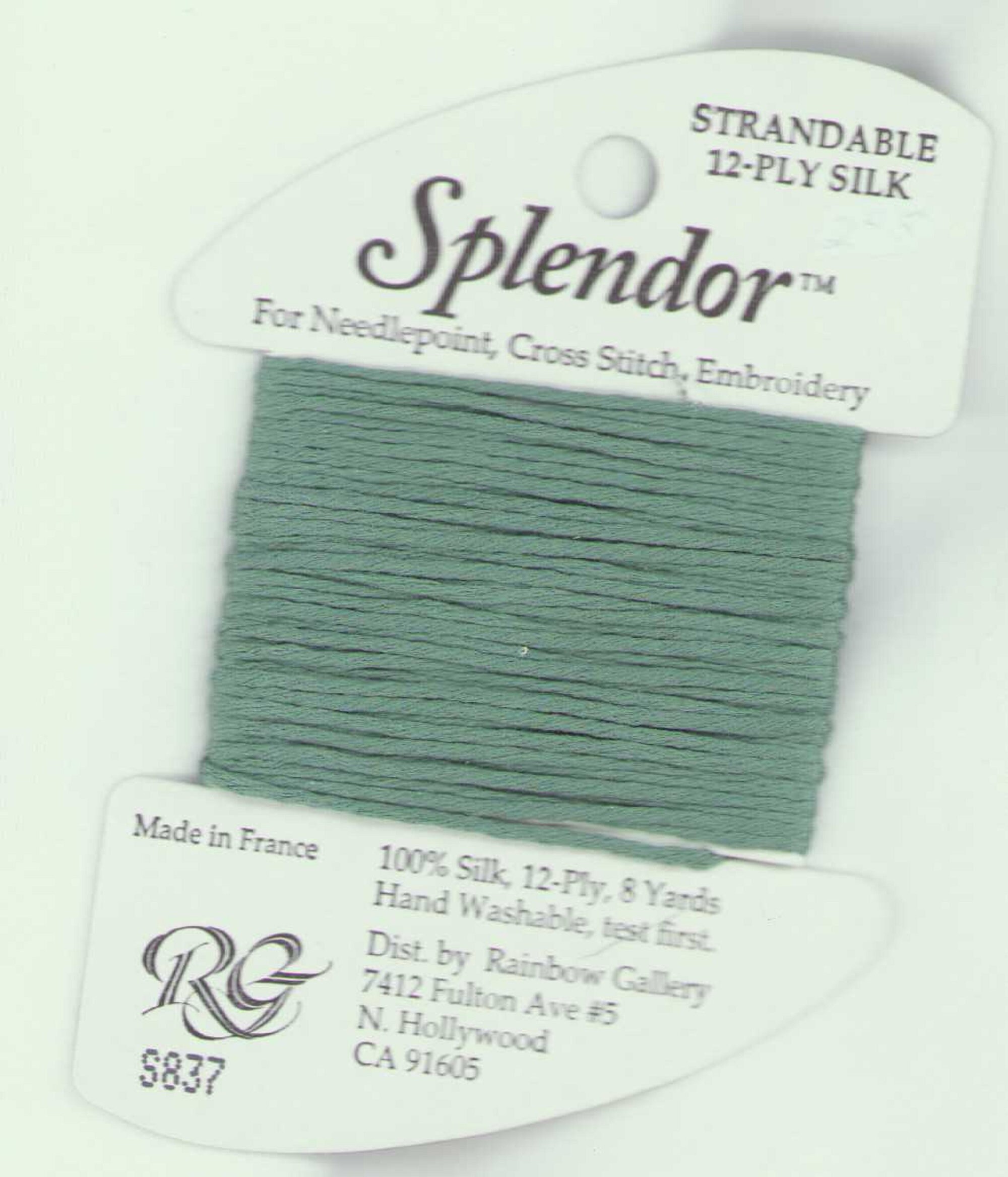 Silk Thread Splendor Rainbow Gallery Thread Floss Needlepoint Cross ...