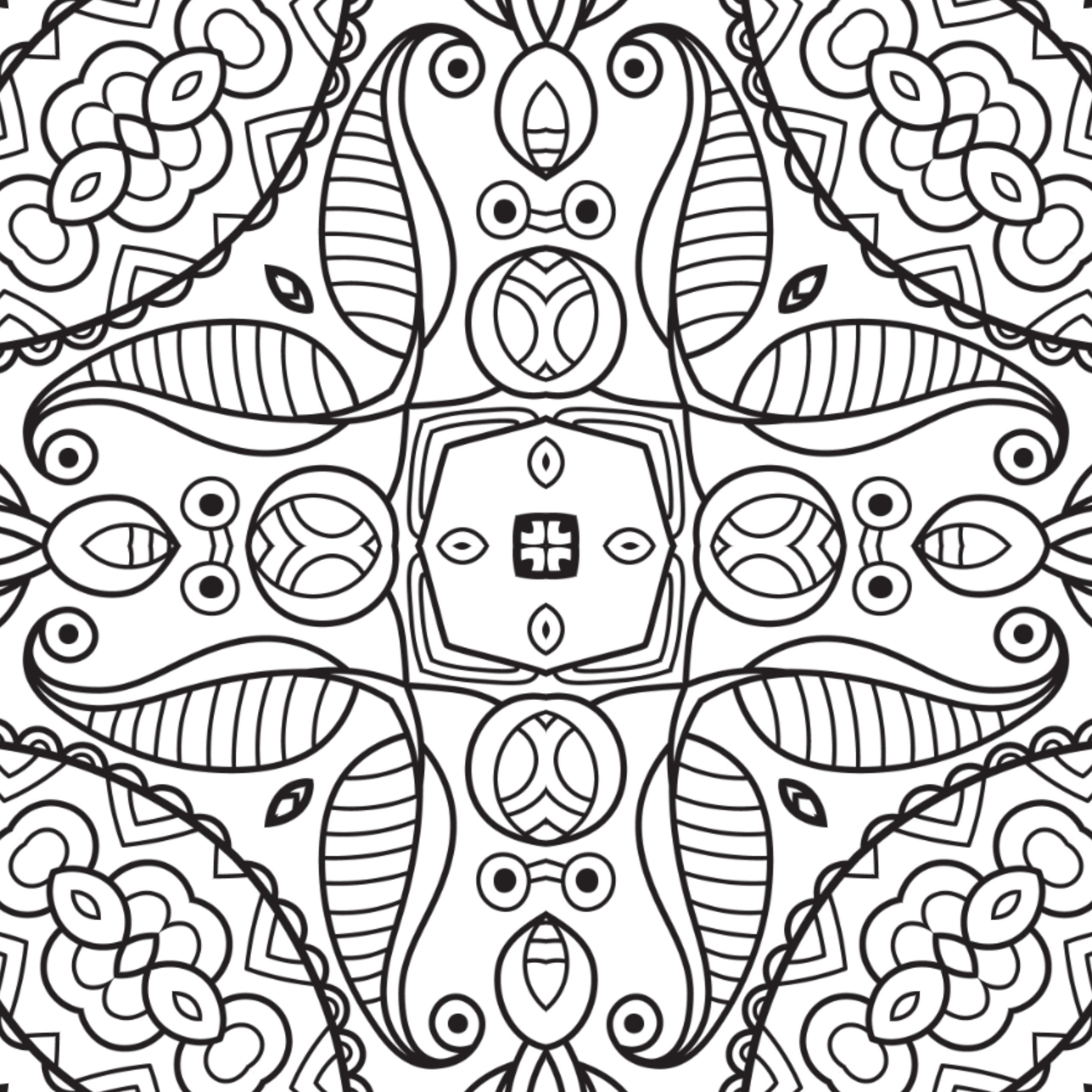 1,000 Mandala Coloring Pages - Etsy