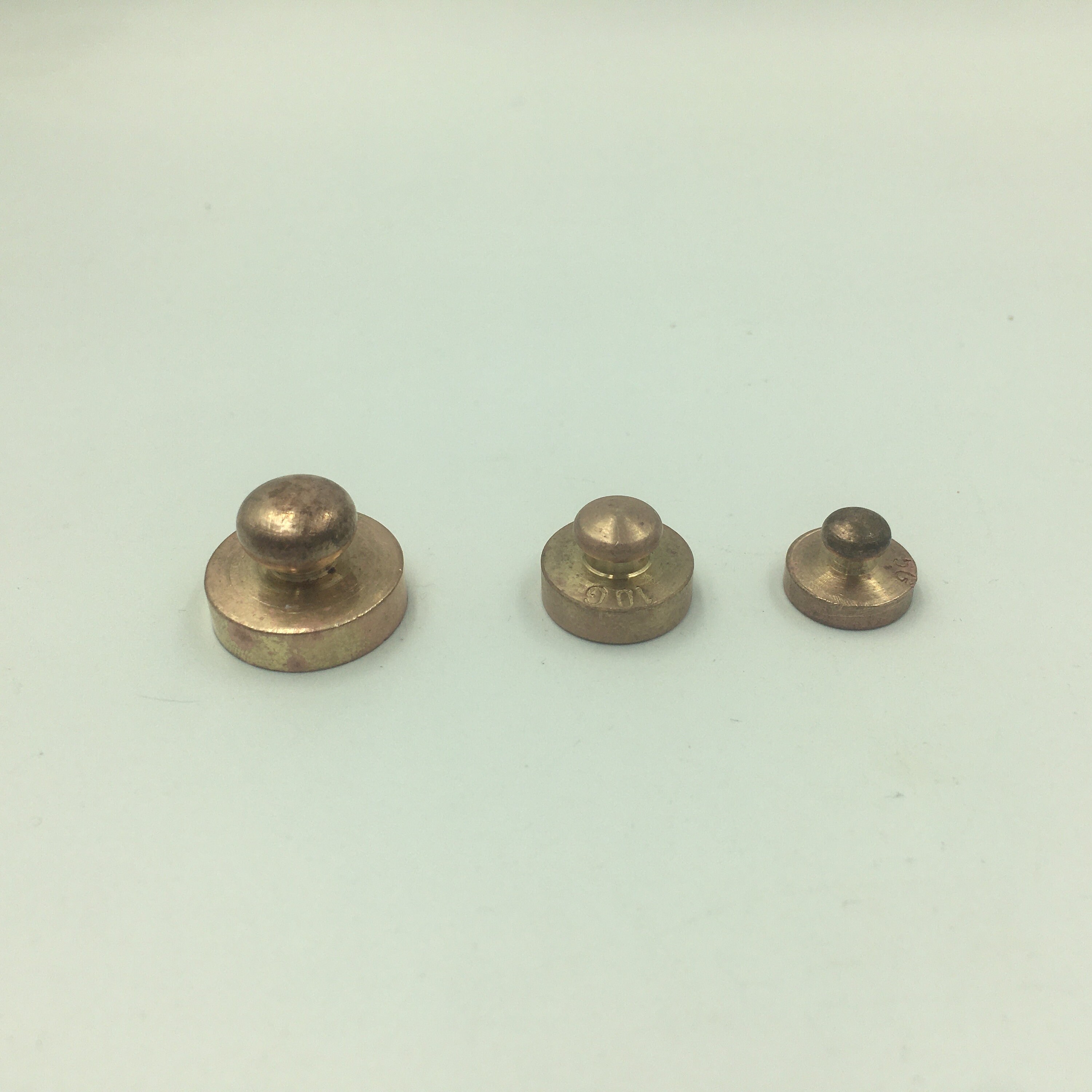 Elegant Vintage Brass and Metal Weights Unique Decor for Weighing ...