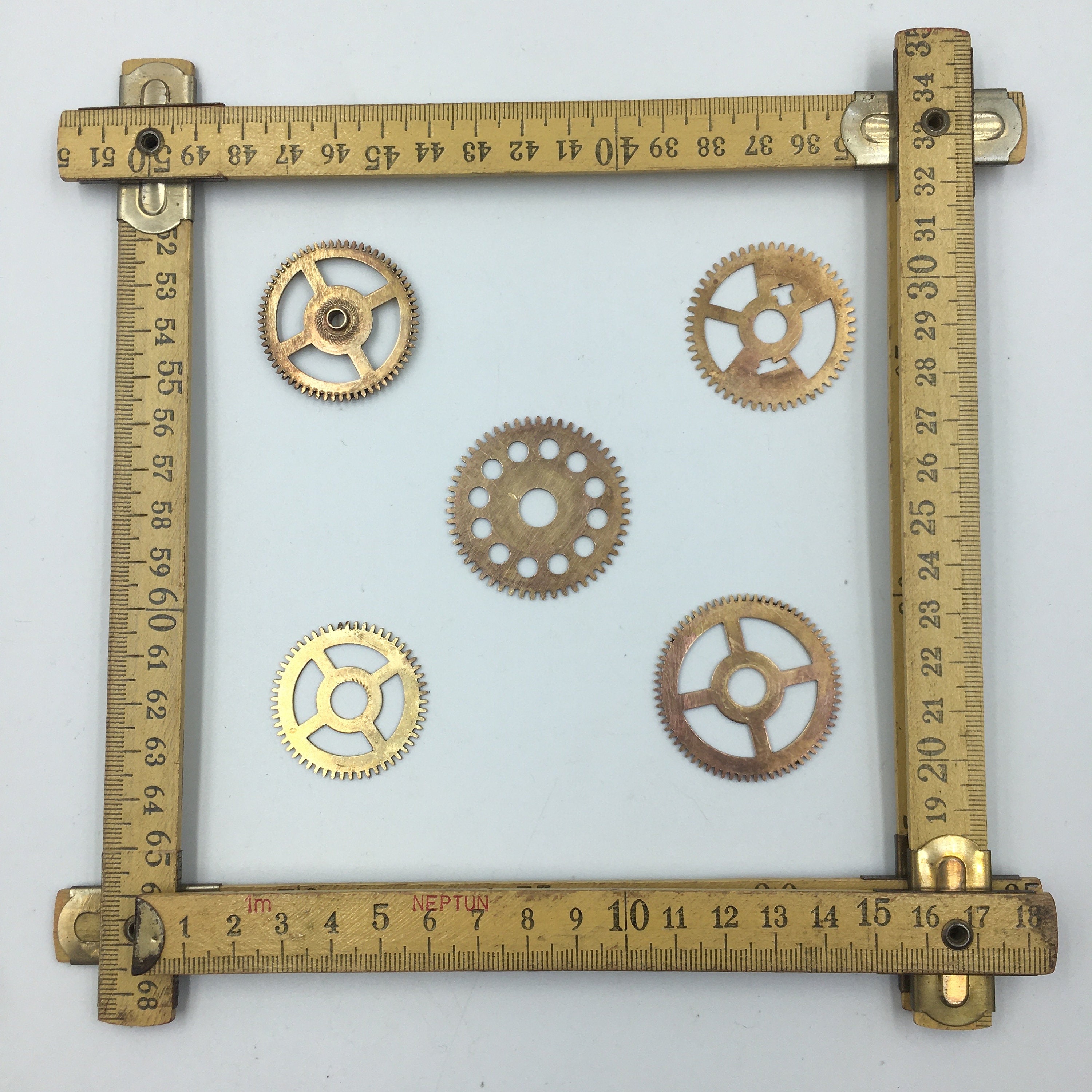 Steampunk Clock Parts Kit: Vintage Clock Wheels and Components for DIY ...