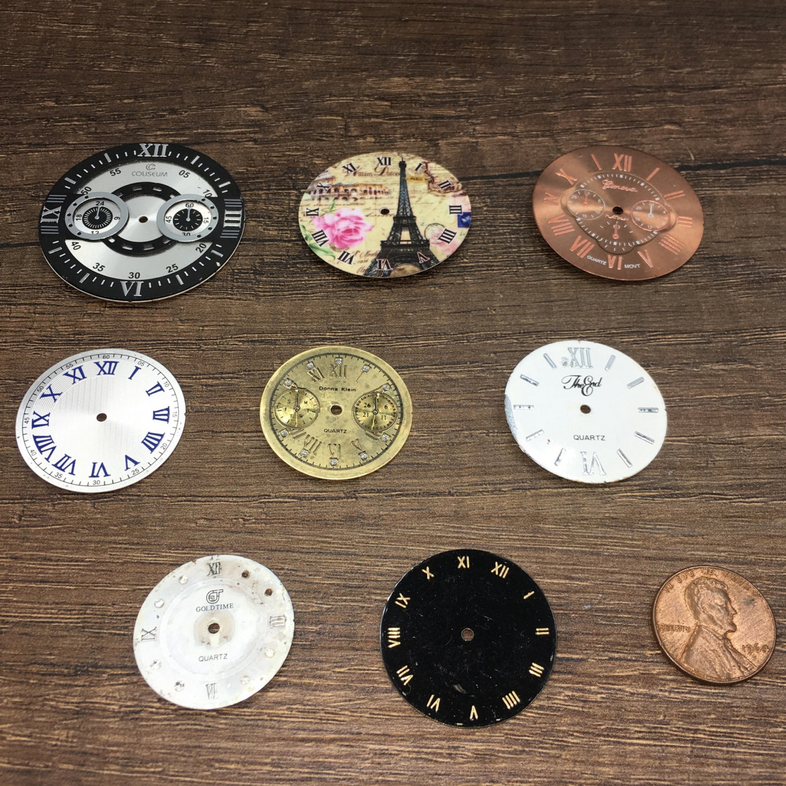 Steampunk Watch Parts Kit: Vintage Watch Faces and Components for DIY ...