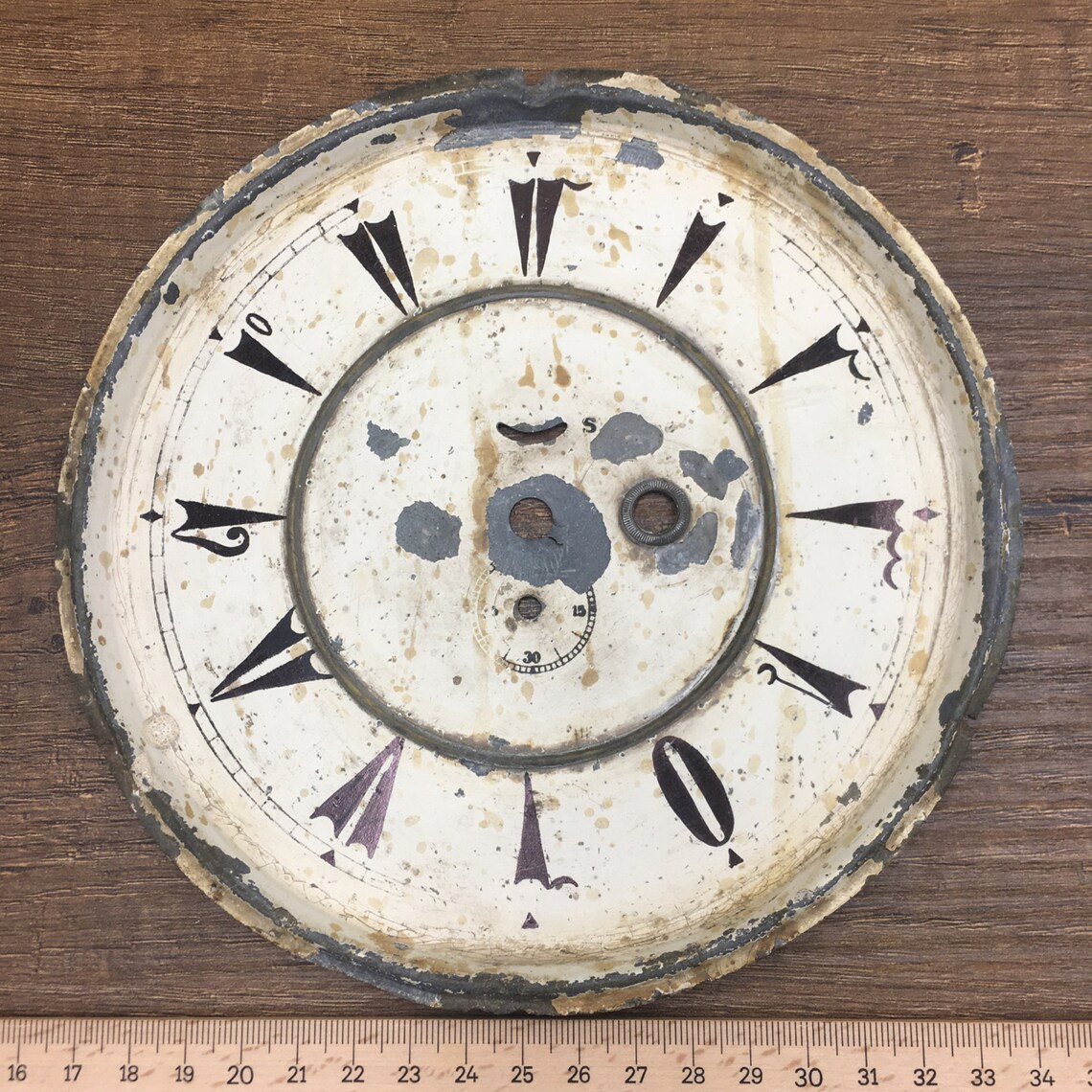 Vintage Antique Grandfather Clock Face - Classic Timepiece Design - Etsy UK
