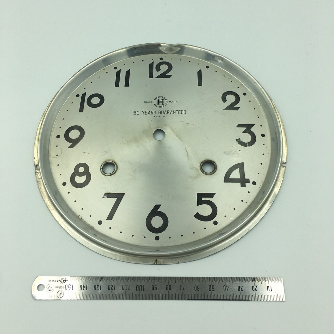 Large Metal Clock Face Clock Parts | Vintage Clock Face Steampunk Craft ...