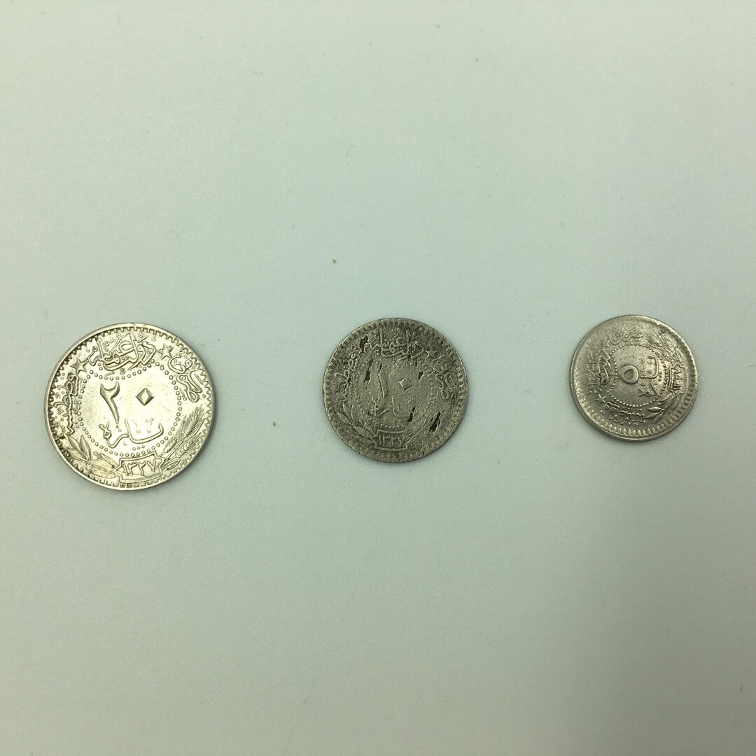 Vintage Turkish Coins: A Collection of Turkey and Ottoman Coins - Etsy