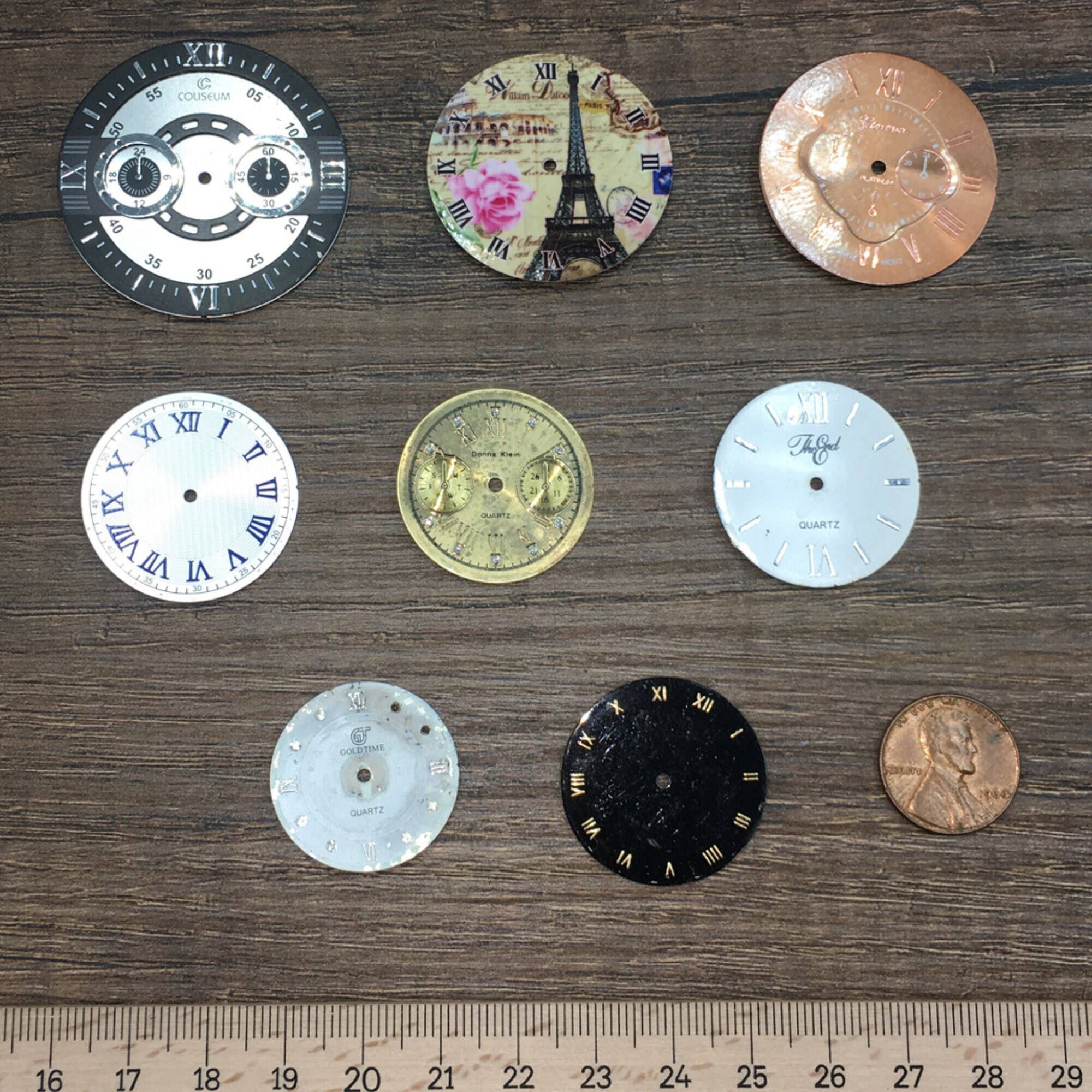 Steampunk Watch Parts Kit: Vintage Watch Faces and Components for DIY ...