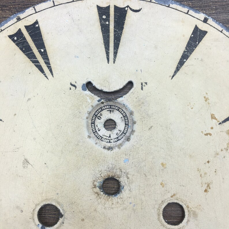 Vintage Antique Grandfather Clock Face - Classic Timepiece Design - Etsy