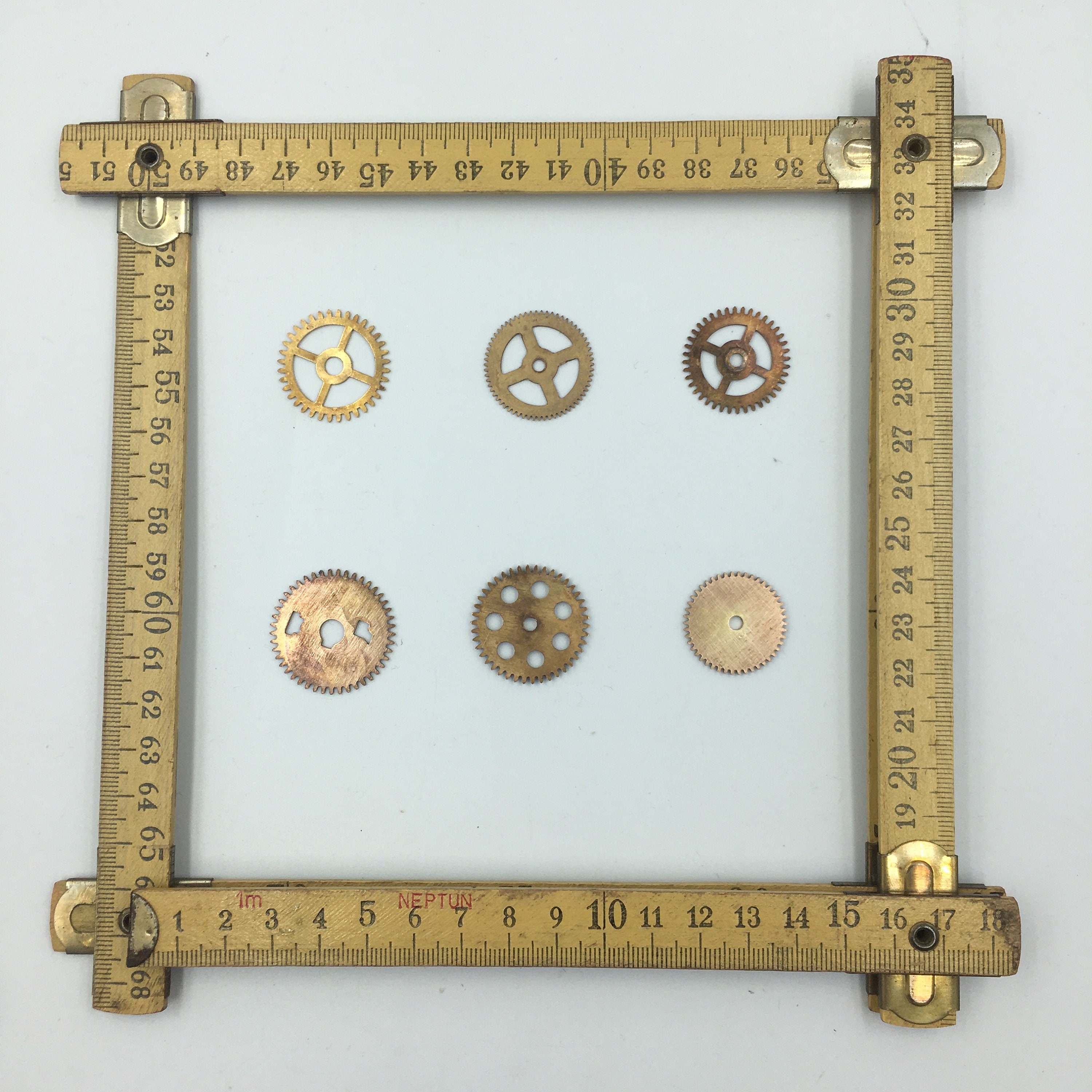 Steampunk Clock Parts Kit: Vintage Clock Wheels and Components for DIY ...