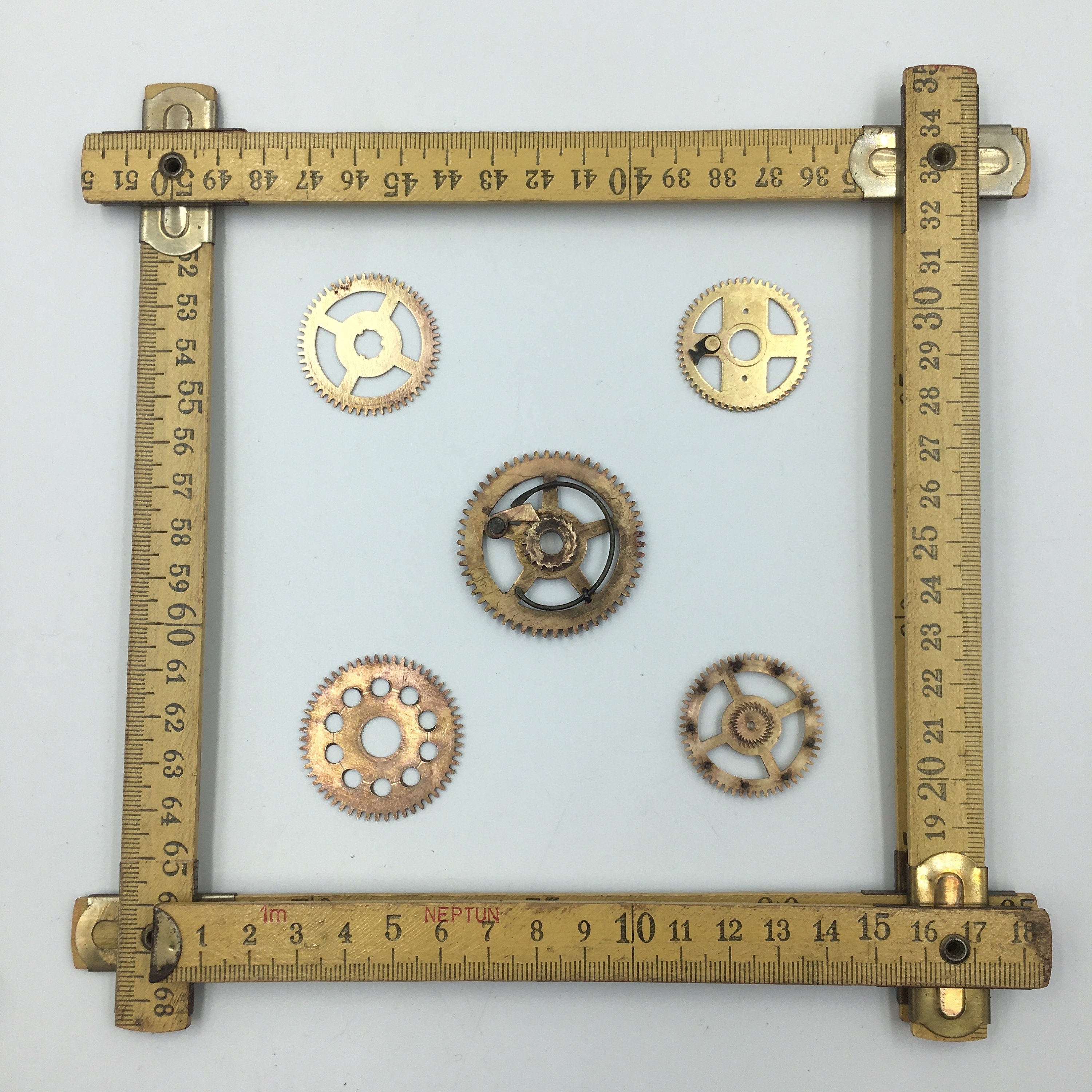 Steampunk Clock Parts Kit: Vintage Clock Wheels and Components for DIY ...