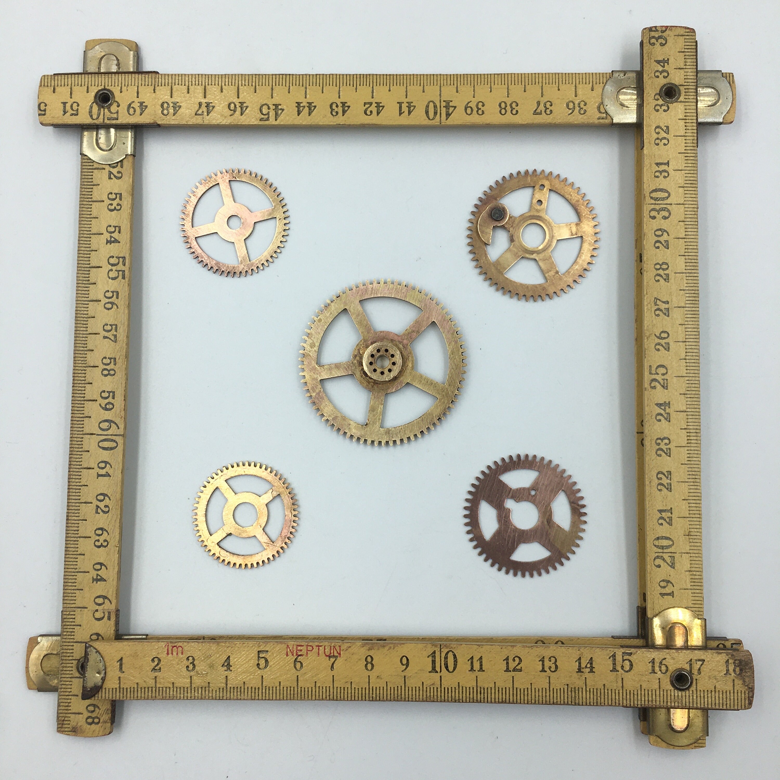 Steampunk Clock Parts Kit: Vintage Clock Wheels and Components for DIY ...