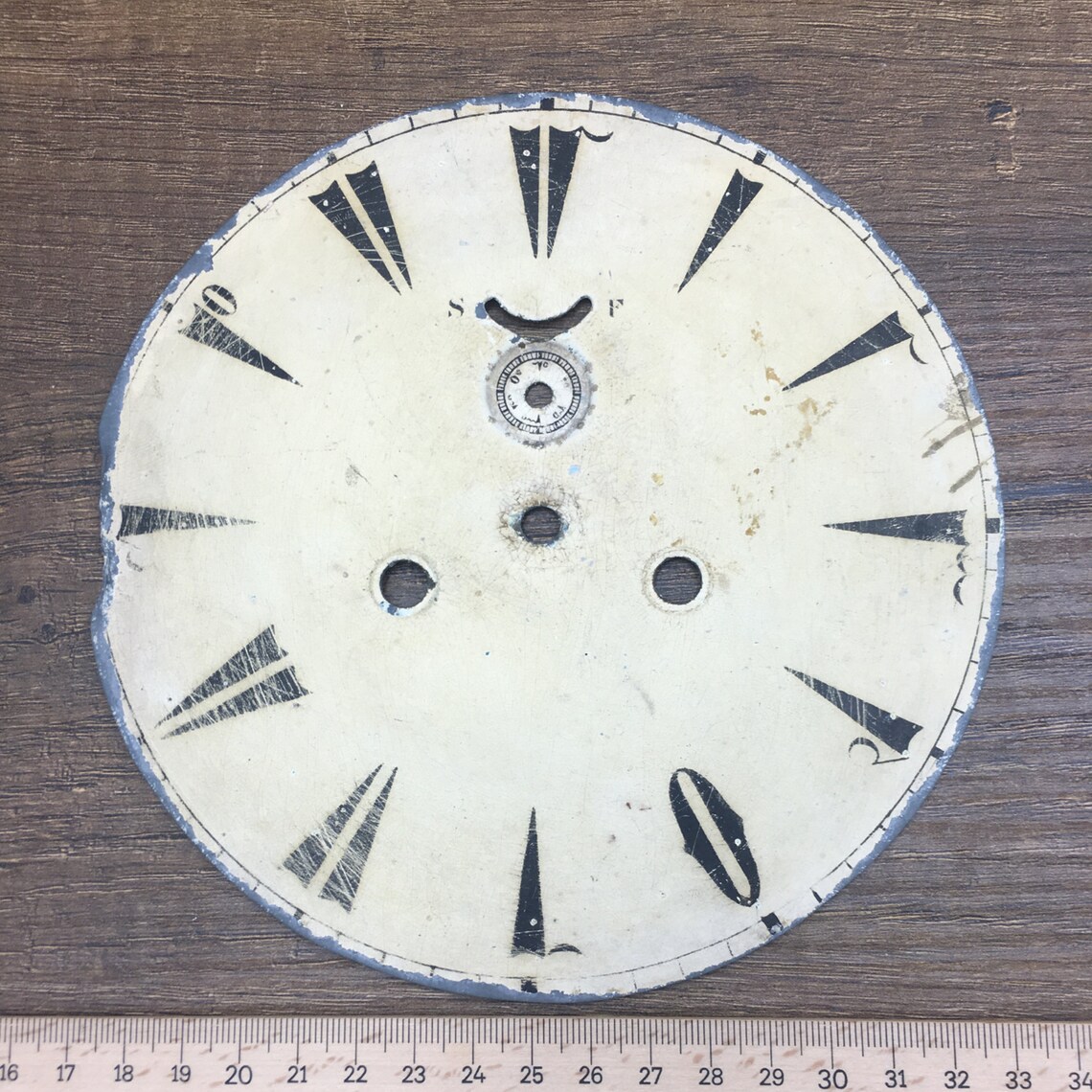 Vintage Antique Grandfather Clock Face Classic Timepiece Design - Etsy