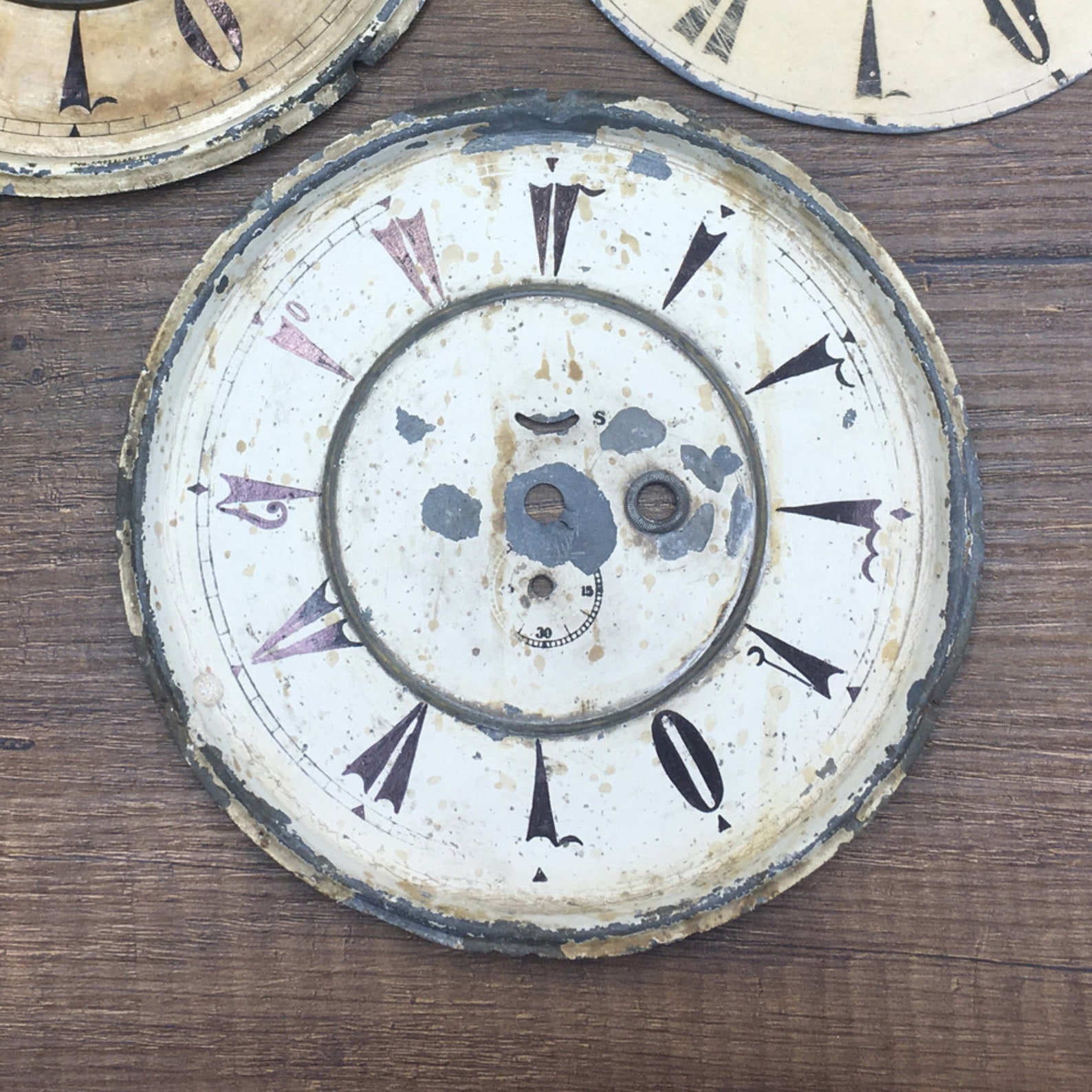 Vintage Antique Grandfather Clock Face - Classic Timepiece Design - Etsy UK