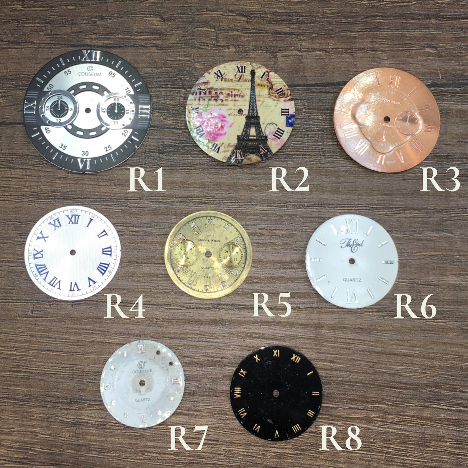Steampunk Watch Parts Kit: Vintage Watch Faces and Components for DIY ...