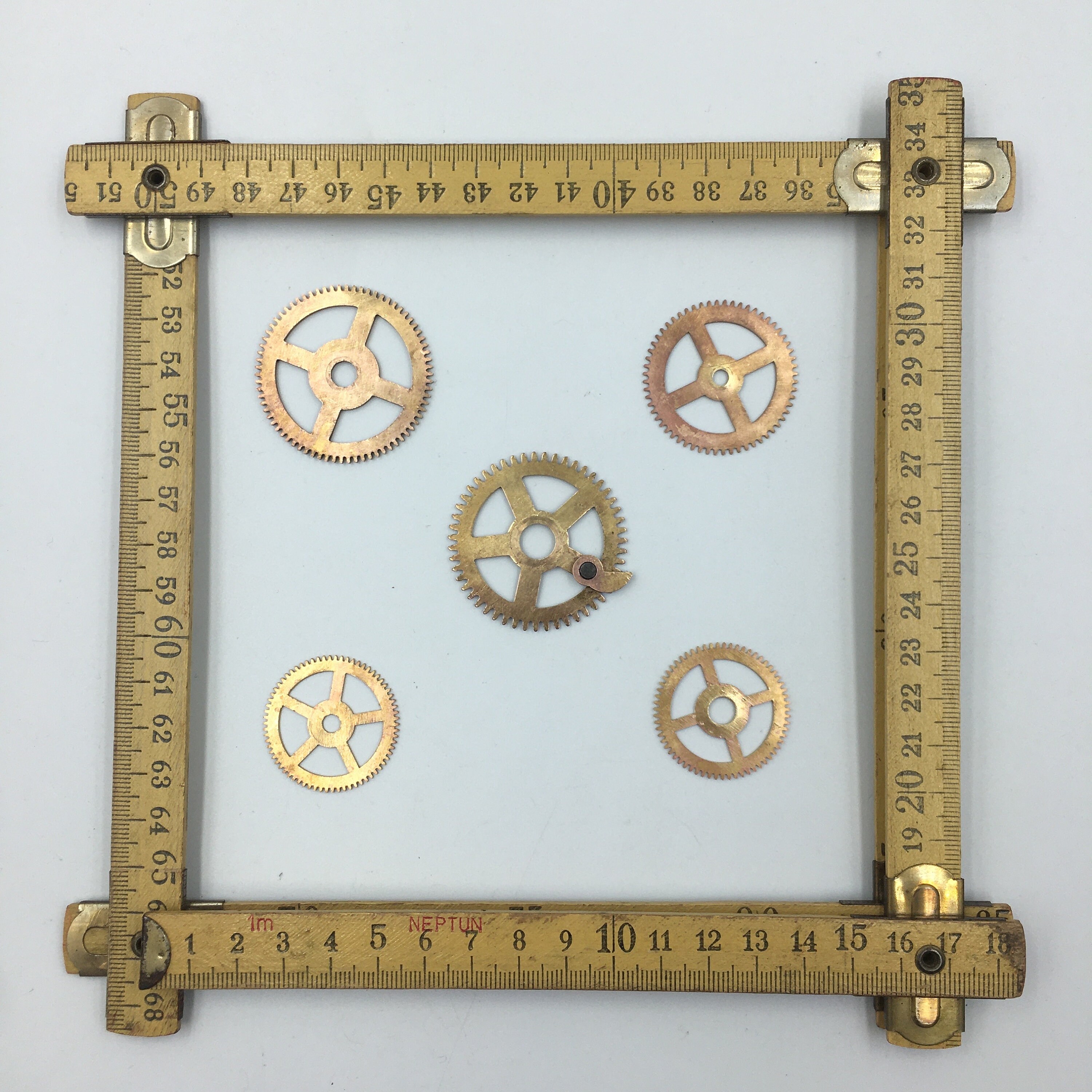 Steampunk Clock Parts Kit: Vintage Clock Wheels and Components for DIY ...