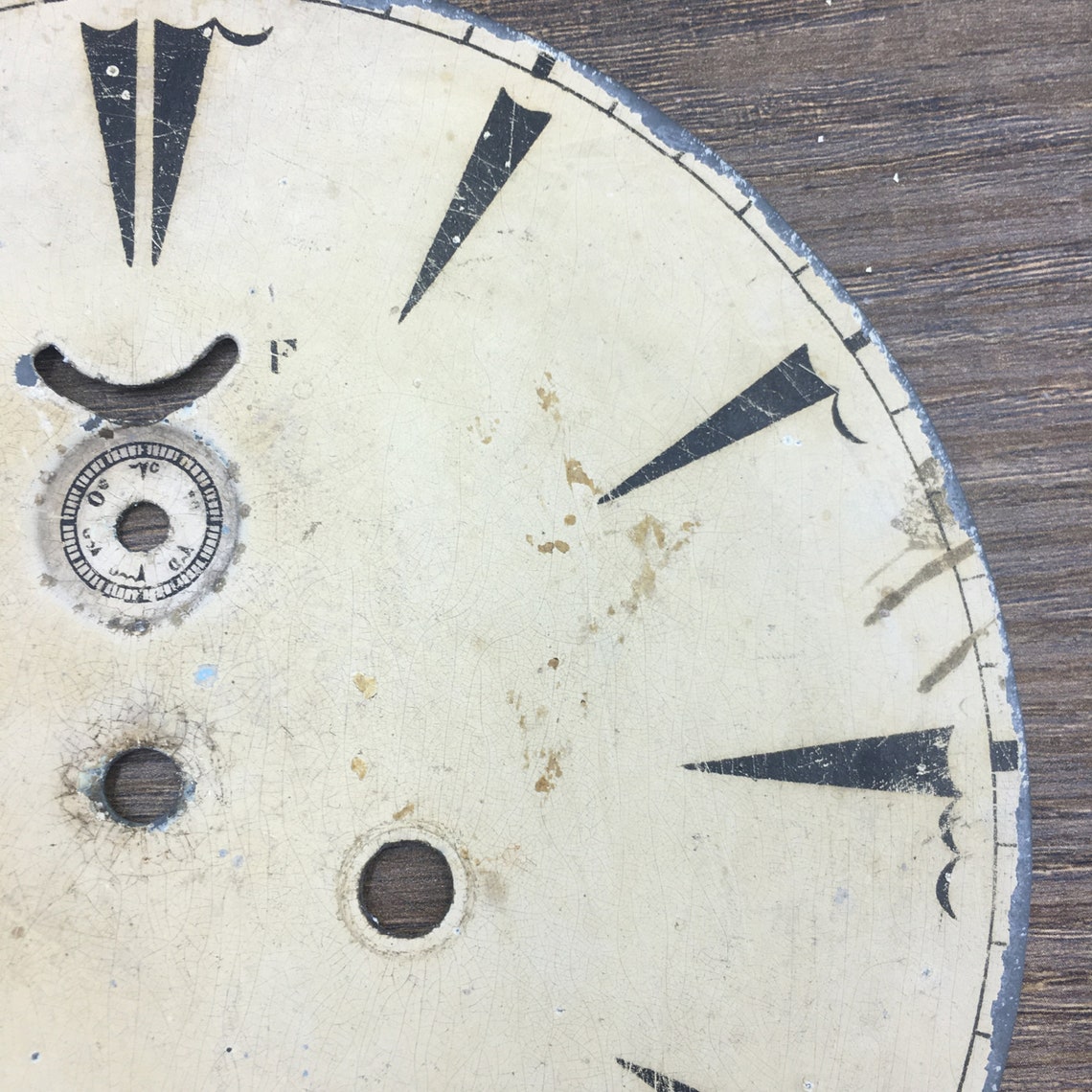 Vintage Antique Grandfather Clock Face - Classic Timepiece Design - Etsy