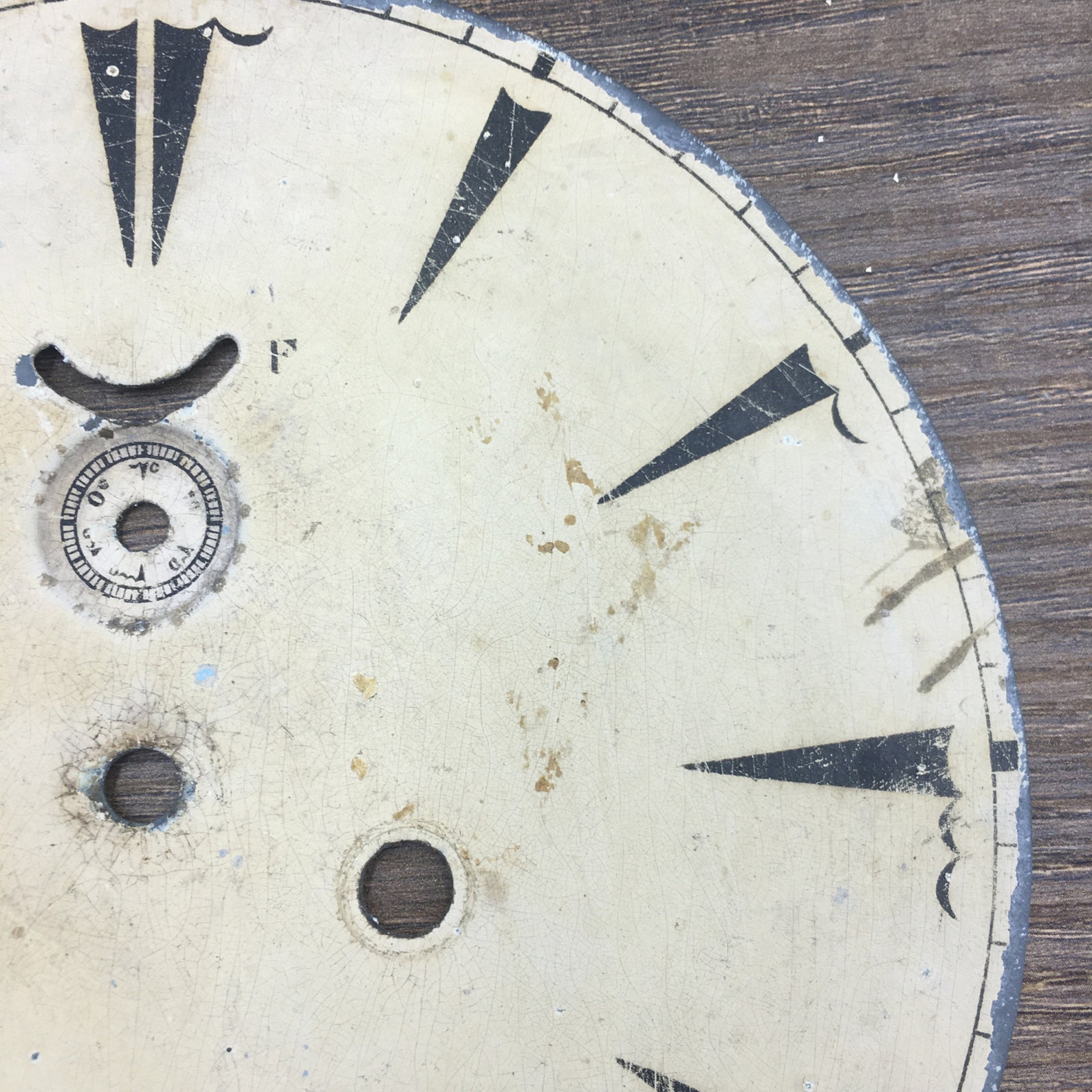 Vintage Antique Grandfather Clock Face - Classic Timepiece Design - Etsy