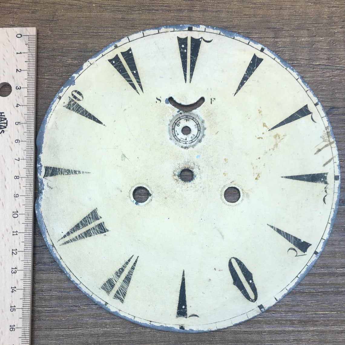 Vintage Antique Grandfather Clock Face - Classic Timepiece Design - Etsy