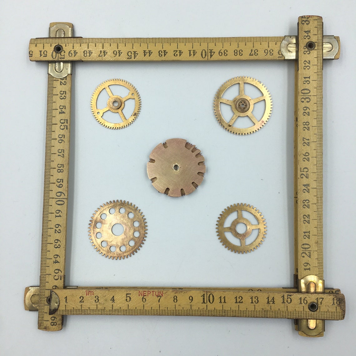 Steampunk Clock Parts Kit: Vintage Clock Wheels and Components for DIY ...