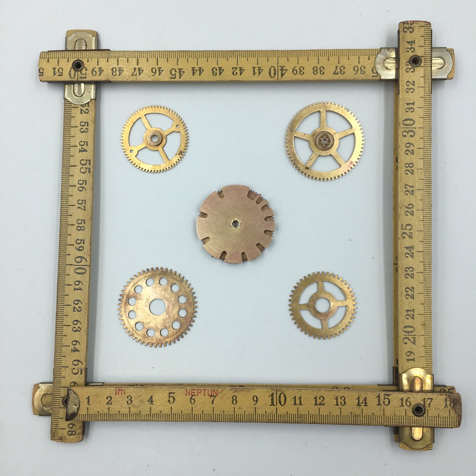 Steampunk Clock Parts Kit: Vintage Clock Wheels and Components for DIY ...