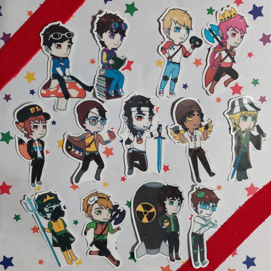 DSMP Chibi Stickers - Etsy