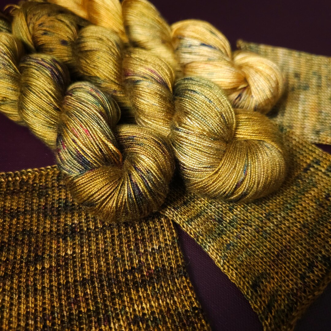 Autumn Haze Fade Set, Hand Dyed Vegan Yarn, Speckled Knitting Yarn ...