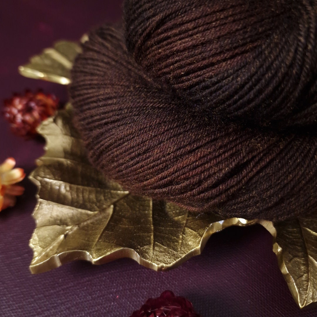 Hand Dyed Yarn ~ Dark Amber***dyed to Order ~ Sock, Merino Singles, DK ...