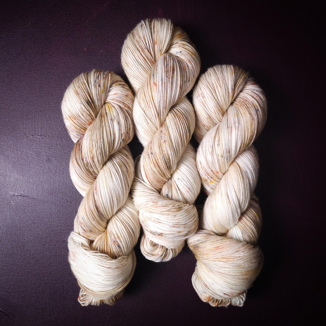 Fancy Sprinkles, Hand Dyed Merino Nylon Yarn, Mohair Silk Fingering ...