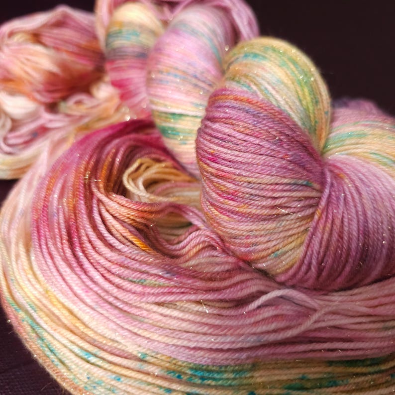 Happy Birthday, Hand Dyed Gradient Yarn, Gifts for Knitters, Happy Sock ...