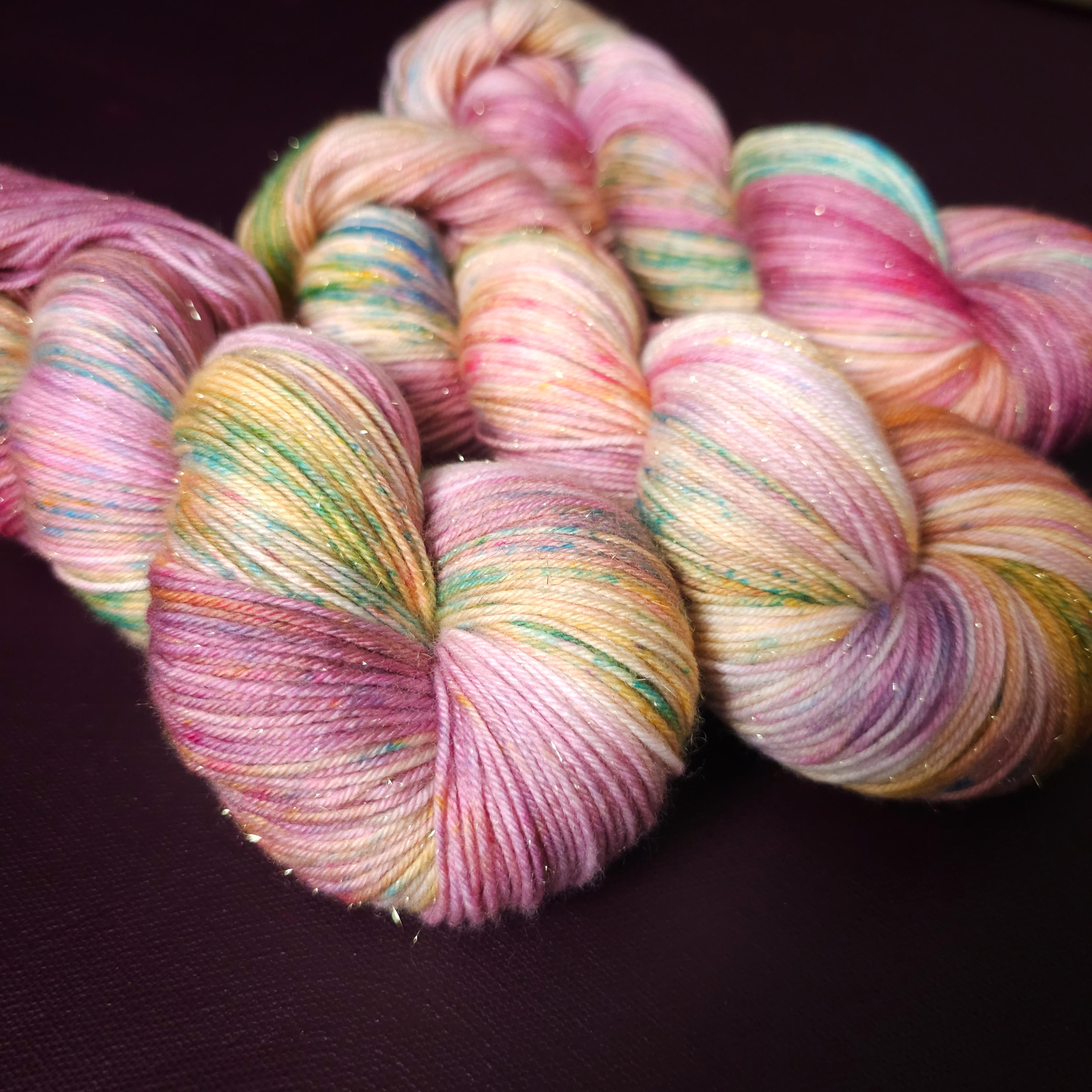 Happy Birthday, Hand Dyed Gradient Yarn, Gifts for Knitters, Happy Sock ...