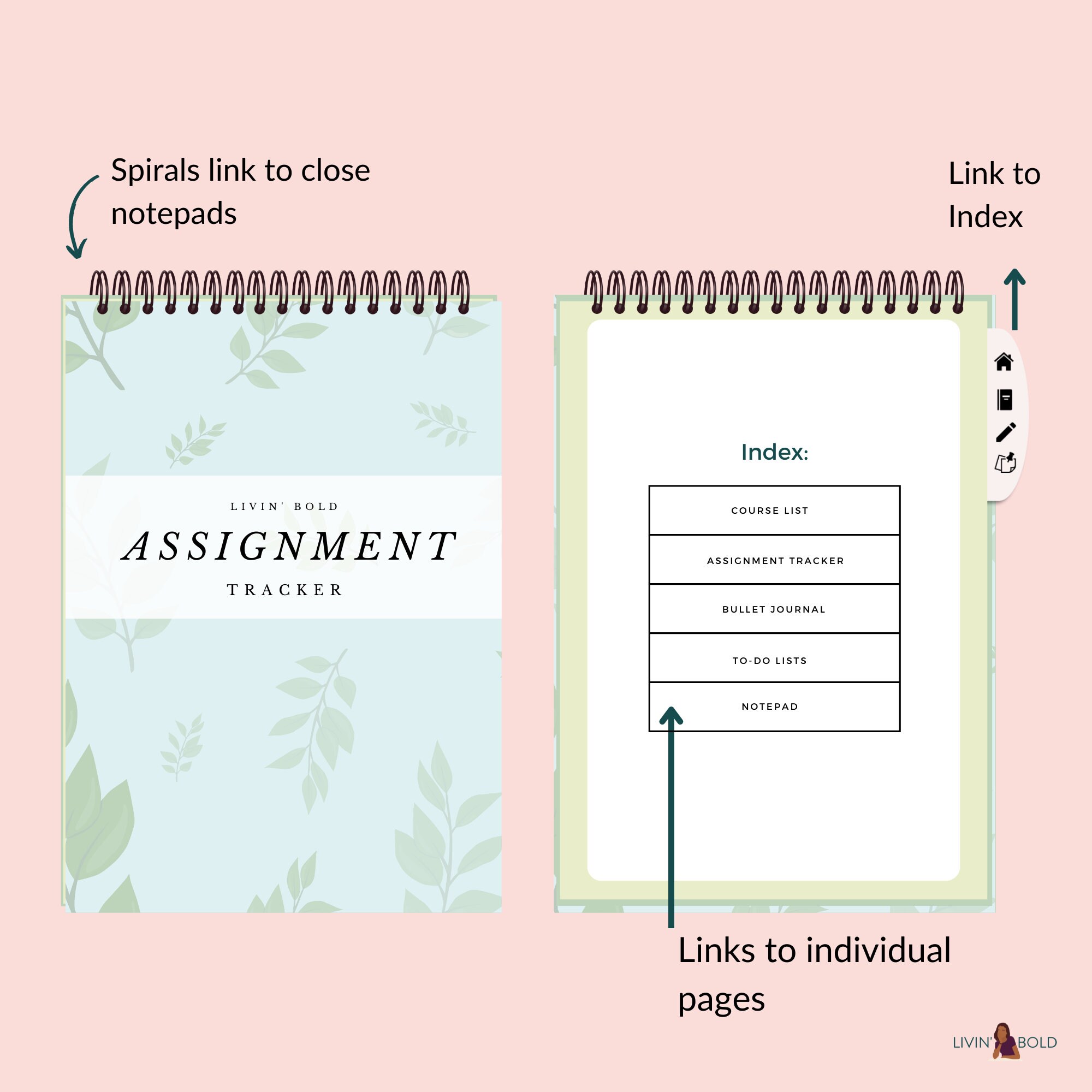 Digital Assignment Tracker (digital Academic Planner, Digital Student ...