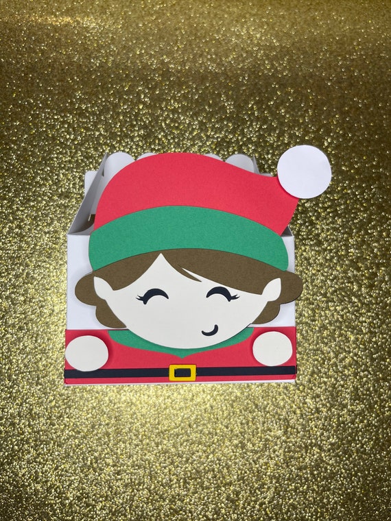 Christmas Elf Box Christmas Gift Christmas Box - Etsy