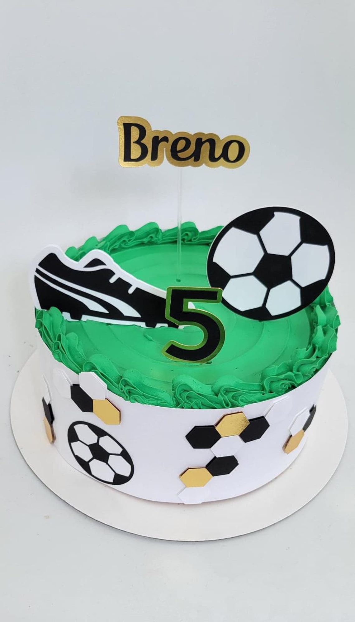 Soccer Party Cake Topper, Futebol Party Birthday, Boys Soccer Player ...